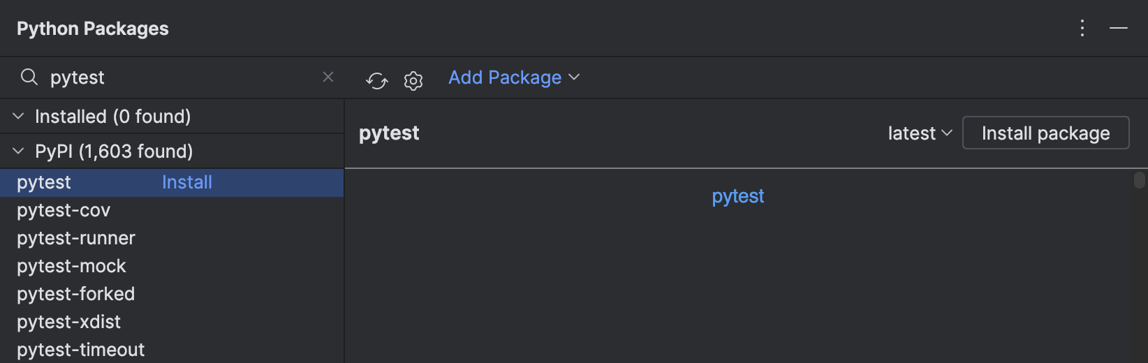 Pytest | PyCharm Documentation