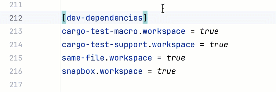 Multiple cursors and selection ranges | RustRover Documentation