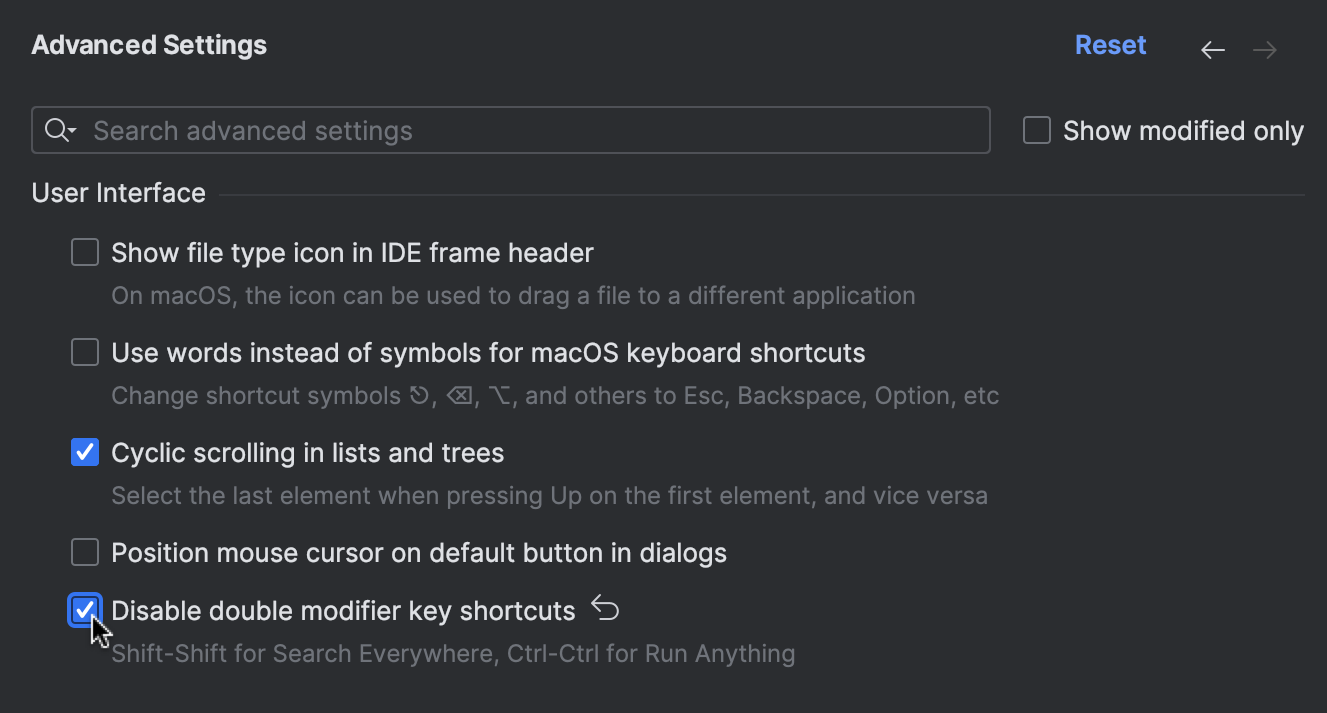 Configure keyboard shortcuts | RustRover Documentation