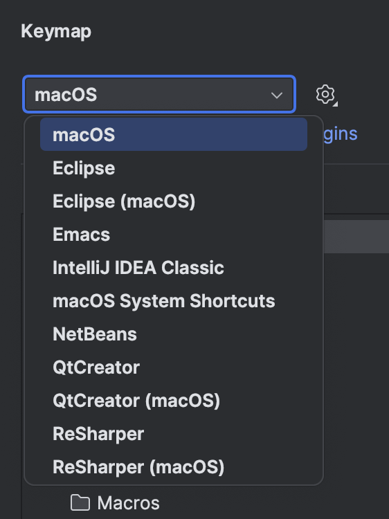 Configure keyboard shortcuts | RustRover Documentation