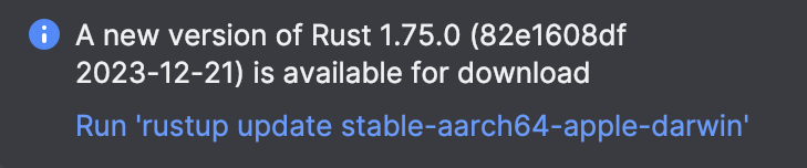 Rust Toolchain And Standard Library Rustrover Documentation