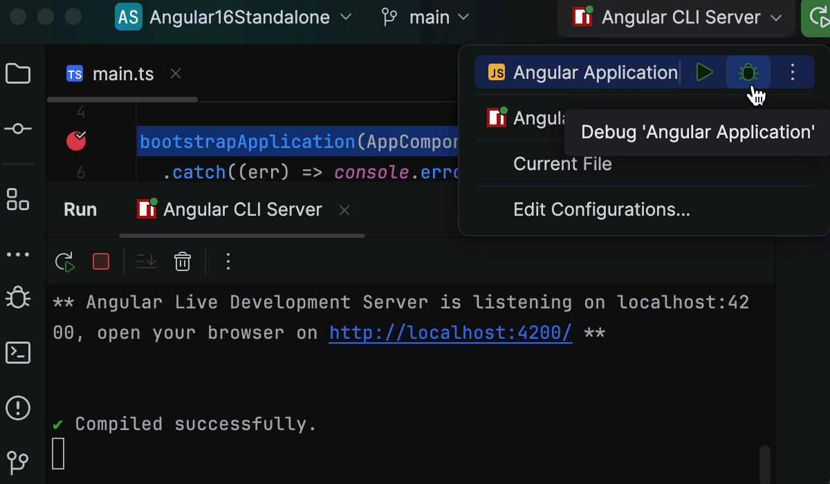 Angular | PyCharm Documentation