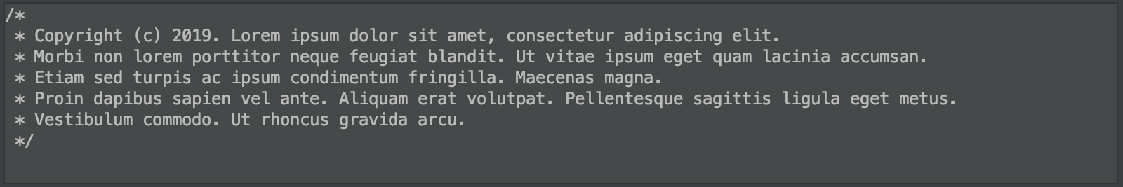 Copyright | WebStorm Documentation
