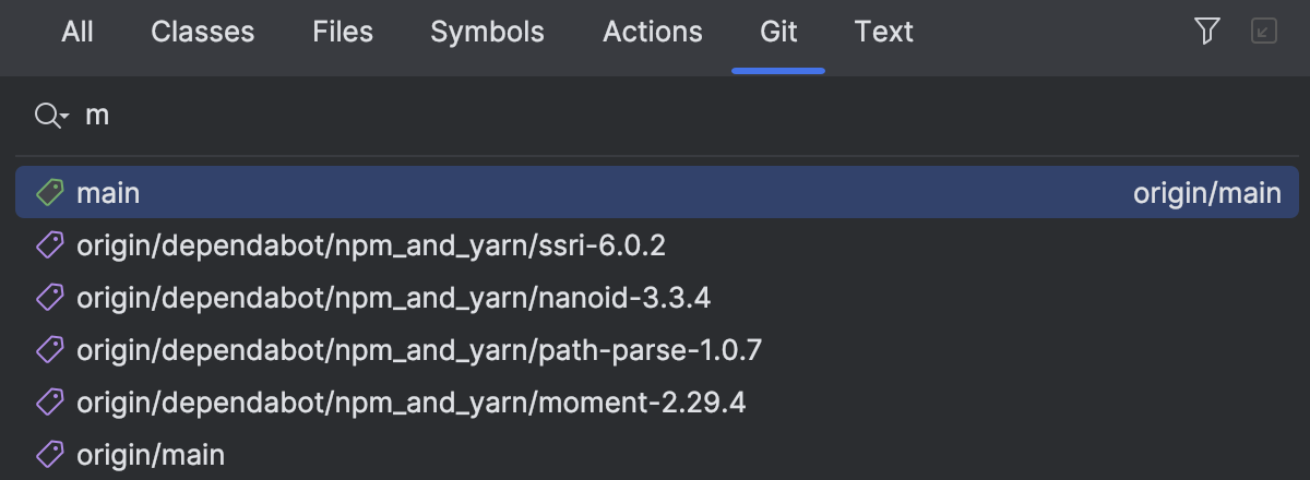 Search for a target by name (Search everywhere) | WebStorm Documentation