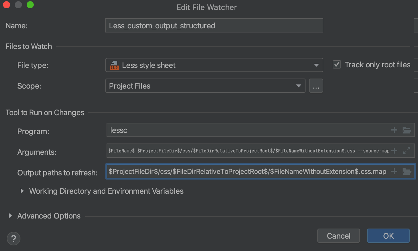 Sass, SCSS, and Less | IntelliJ IDEA Documentation