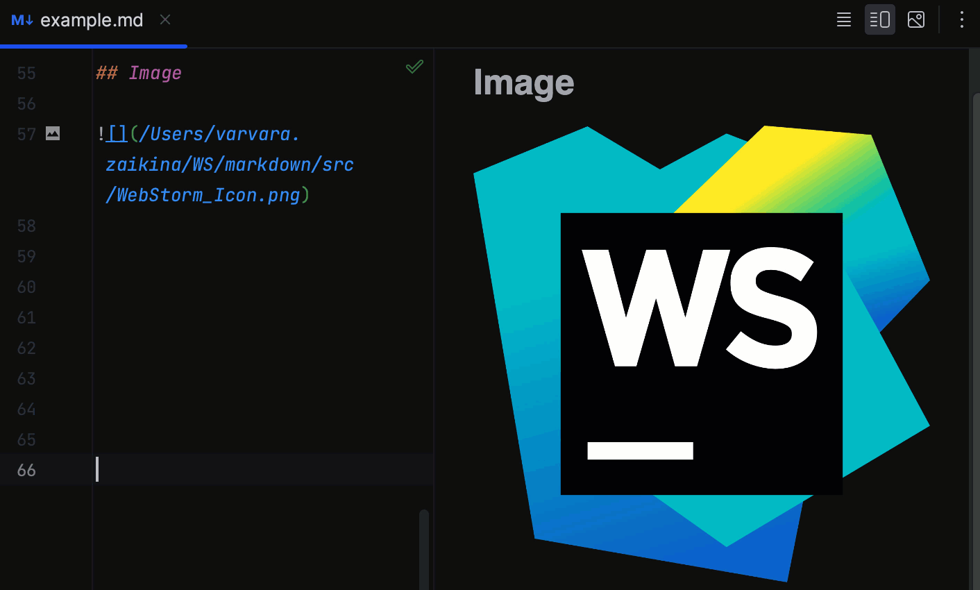 Markdown | WebStorm Documentation