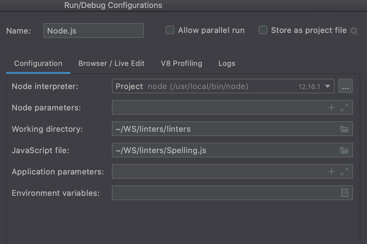 Node.js Interpreters Dialog | WebStorm Documentation