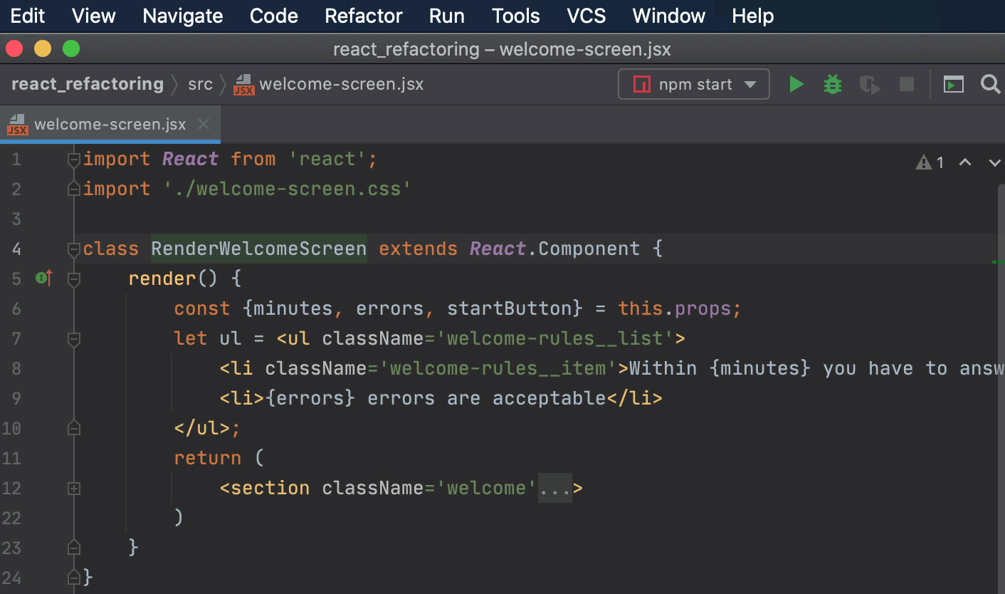 React | WebStorm Documentation