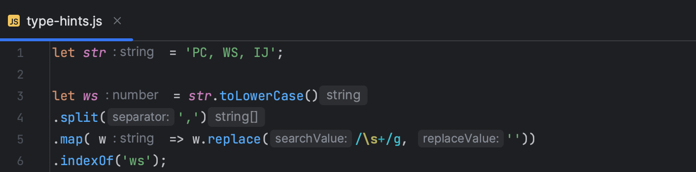Javascript Rustrover Documentation
