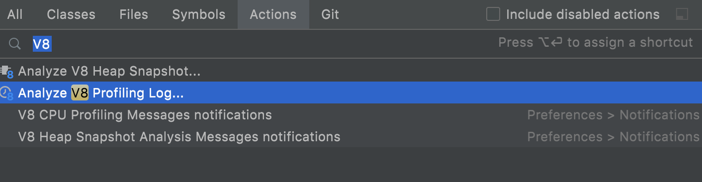 V8 CPU and Memory Profiling | PhpStorm Documentation