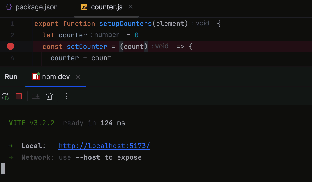 Vite | IntelliJ IDEA Documentation