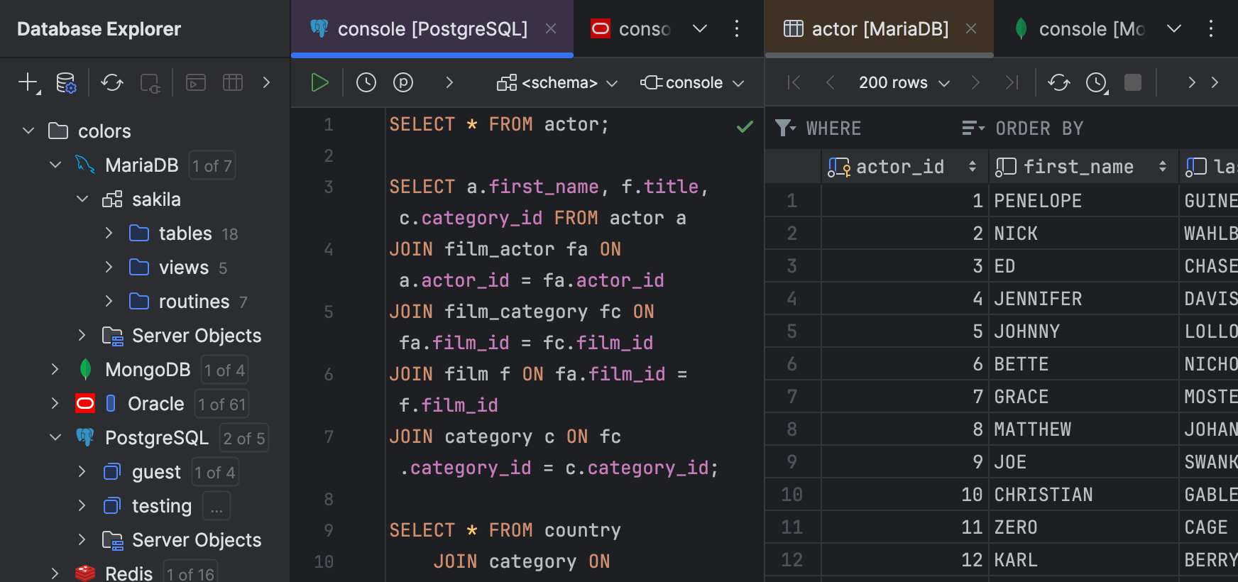Database Color Settings dialog | IntelliJ IDEA Documentation