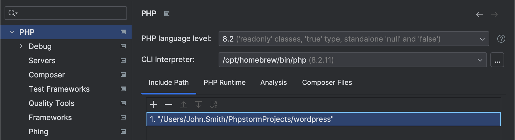 Setting up a WordPress project | PhpStorm Documentation