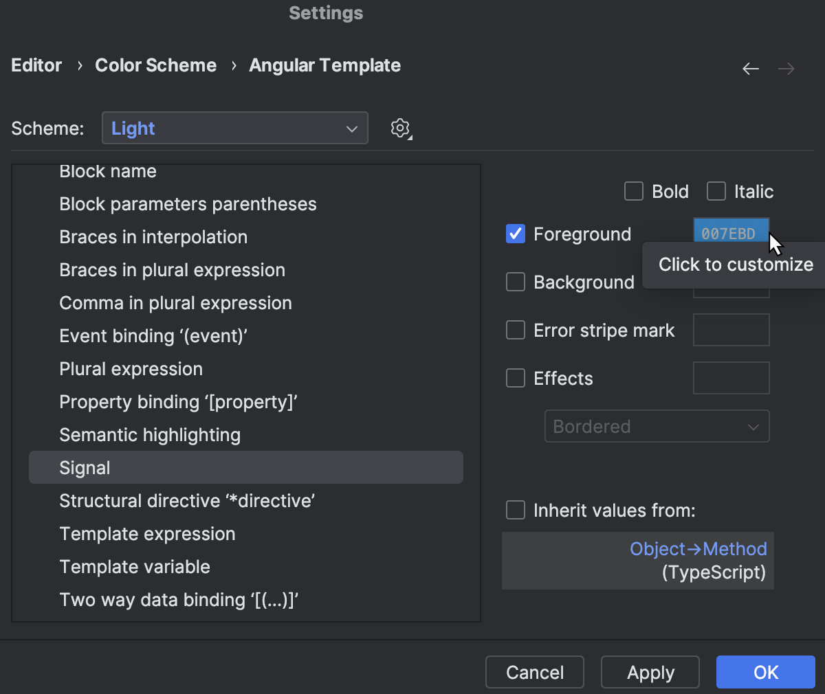 Angular | CLion Documentation
