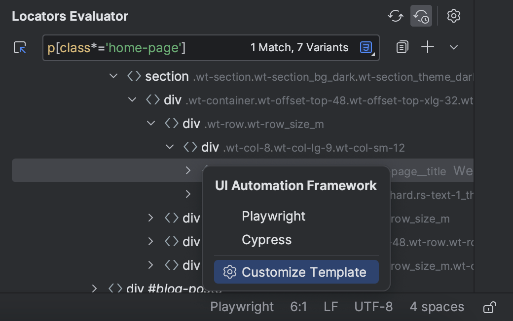 Playwright Webstorm Documentation