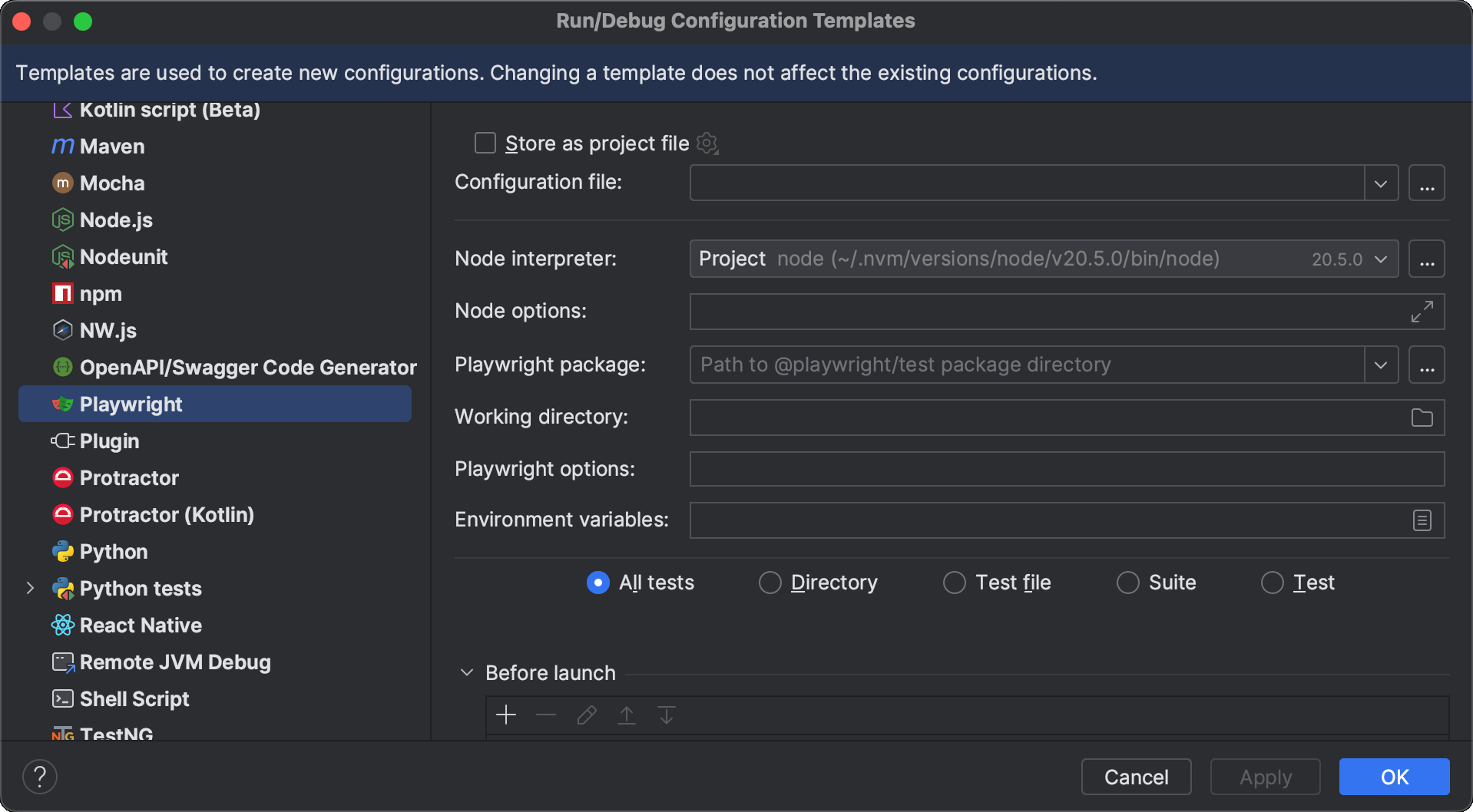 Run Debug Configurations Aqua Documentation