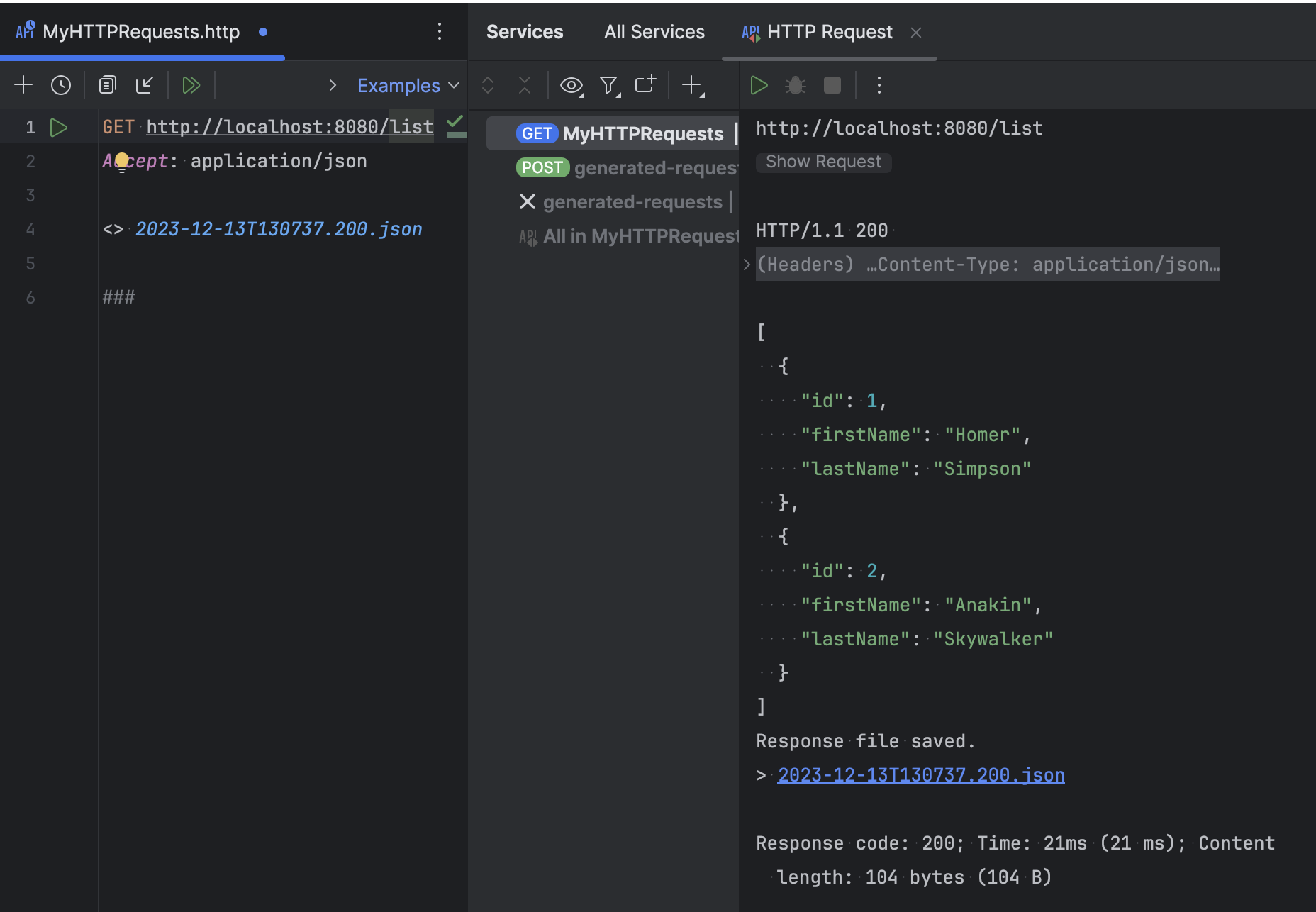 HTTP Client | IntelliJ IDEA Documentation