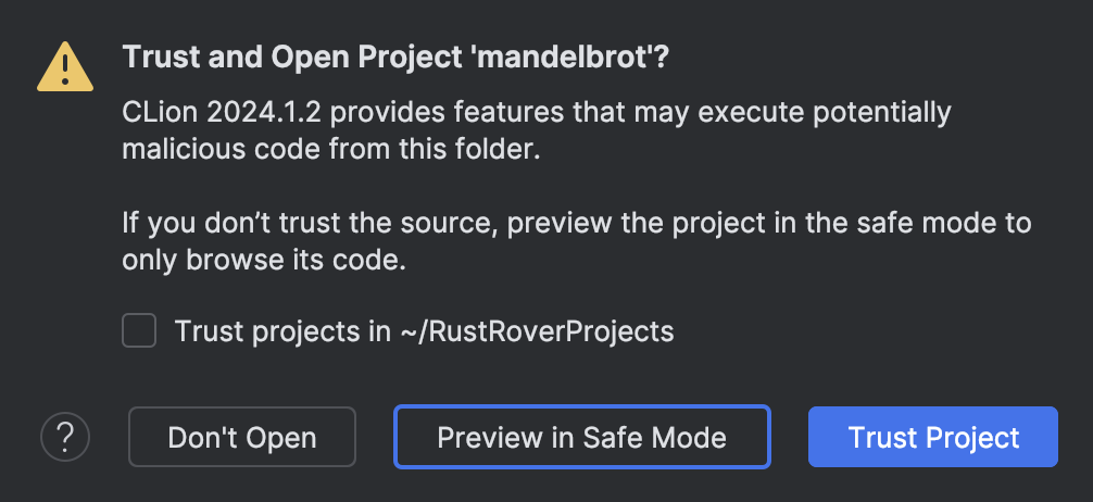 Rust | CLion Documentation