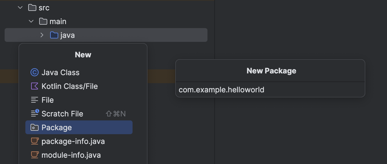 Add items to your project | IntelliJ IDEA Documentation