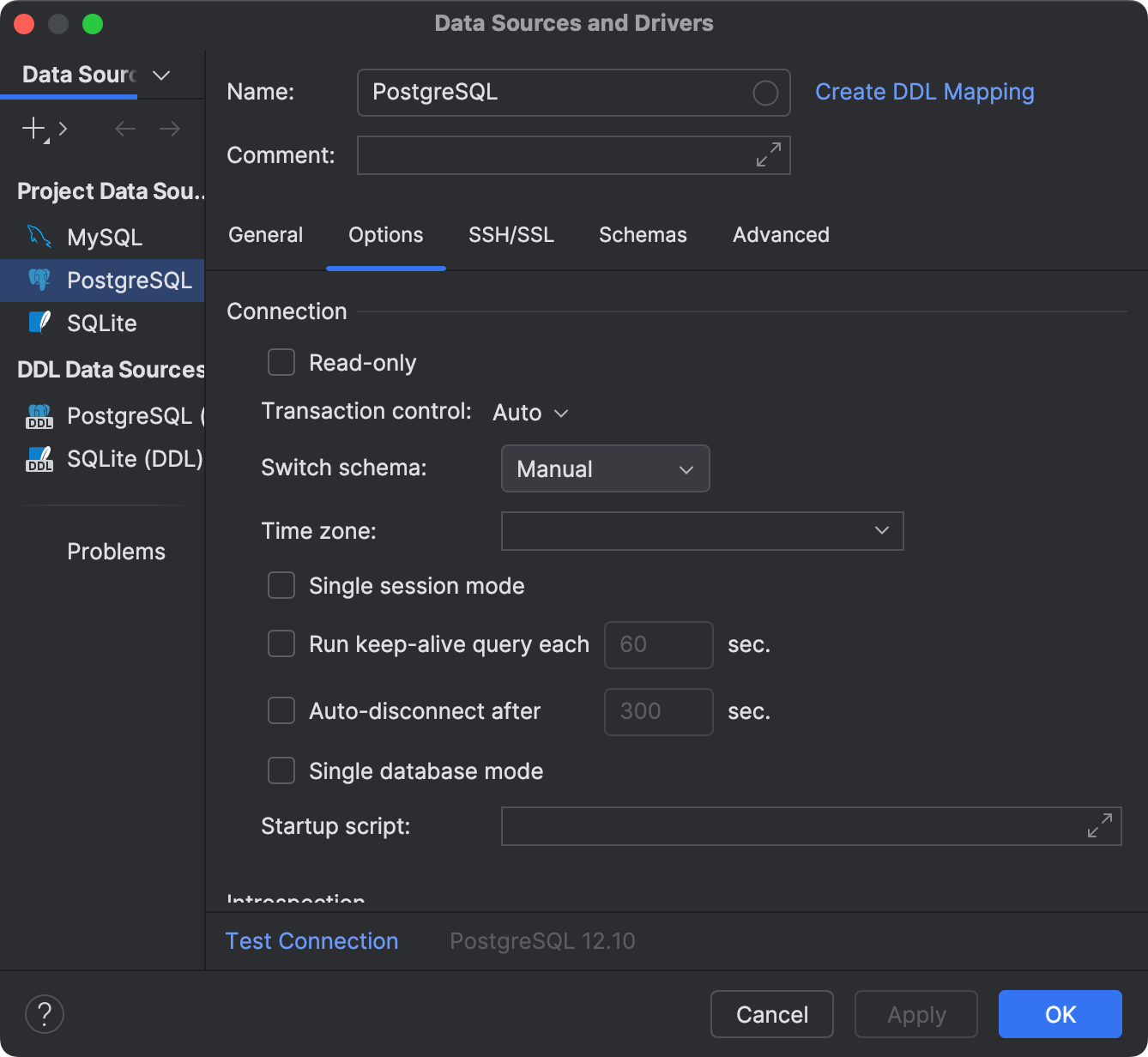 Data Sources And Drivers Dialog Intellij Idea Documentation 9516