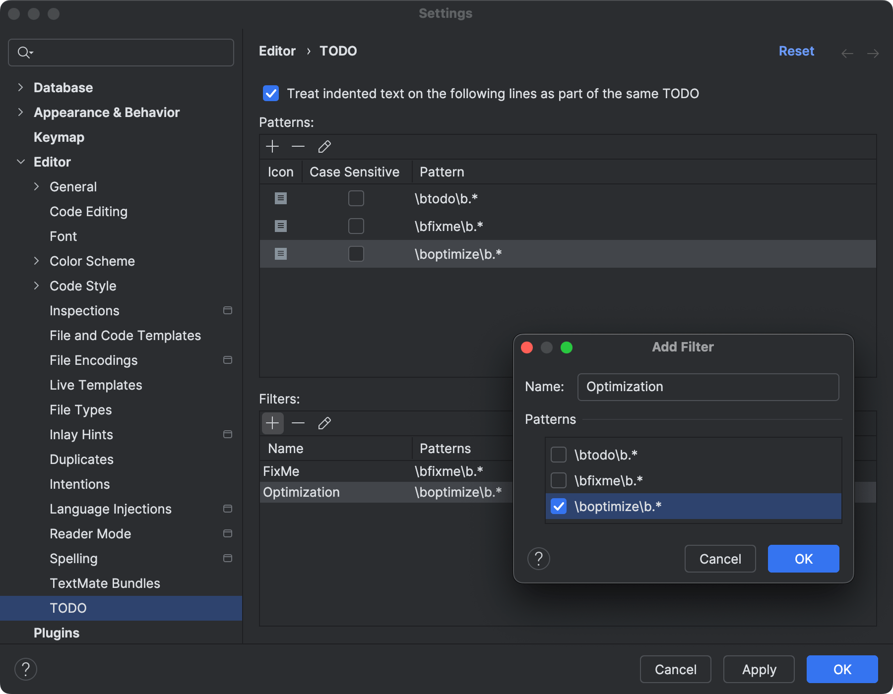 TODO comments | IntelliJ IDEA Documentation