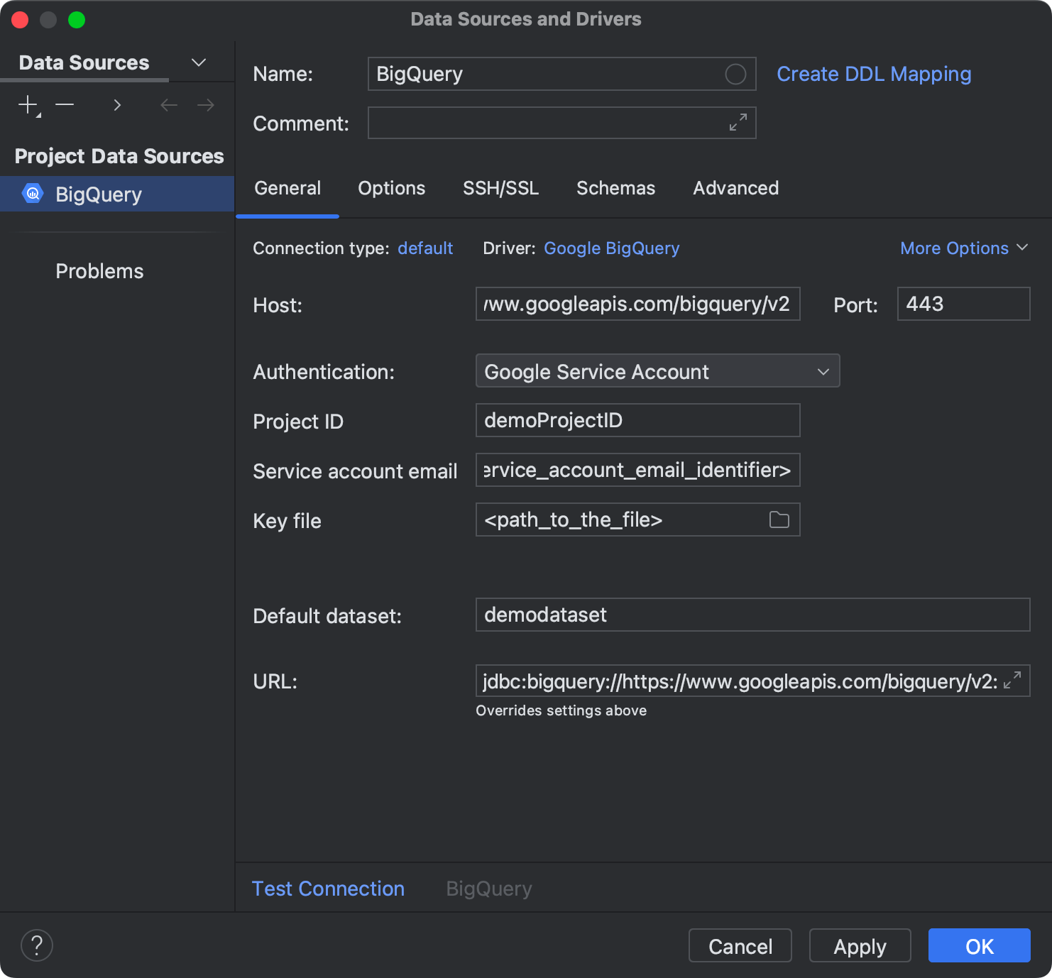 BigQuery | PyCharm Documentation