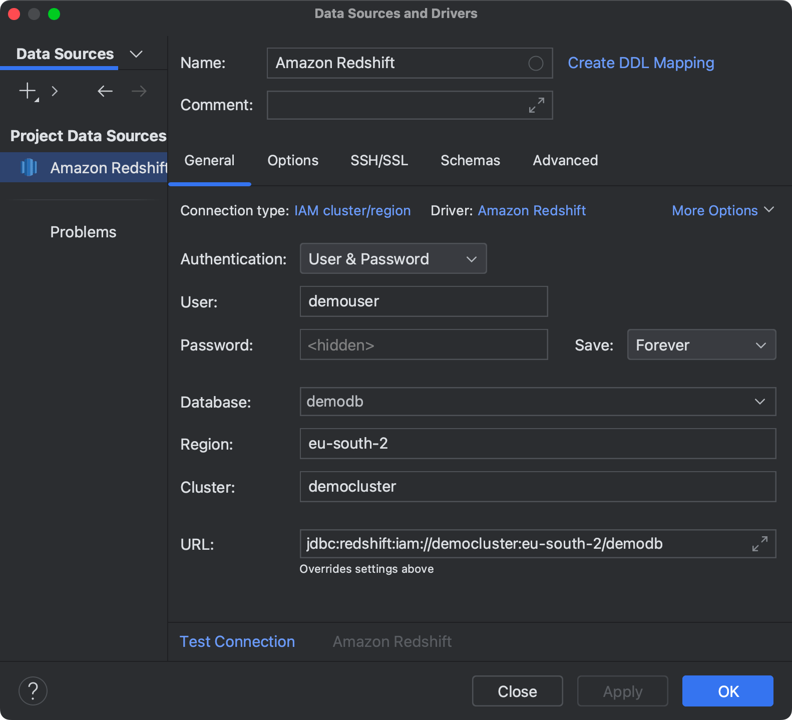 Amazon Redshift | DataGrip Documentation