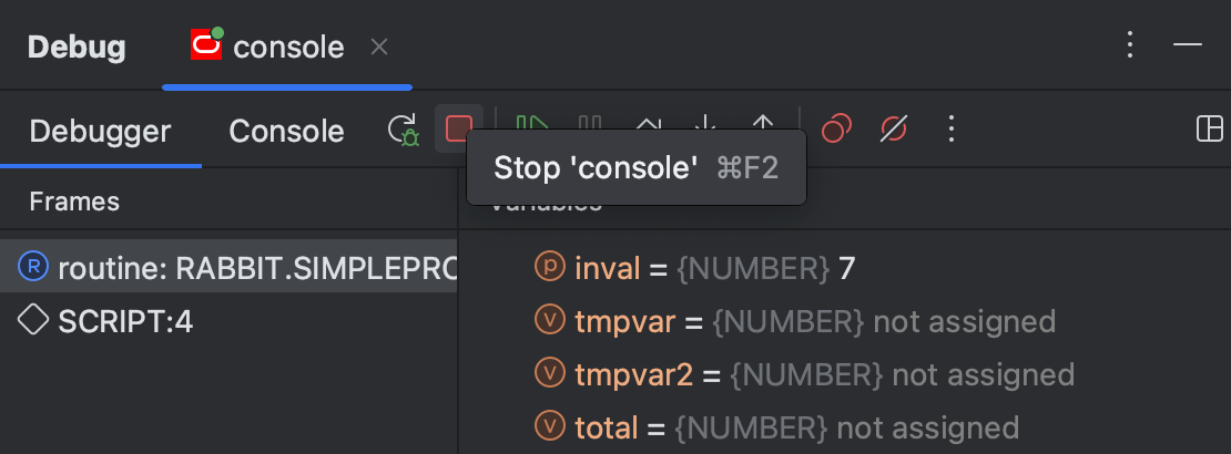 Debugging | DataGrip Documentation