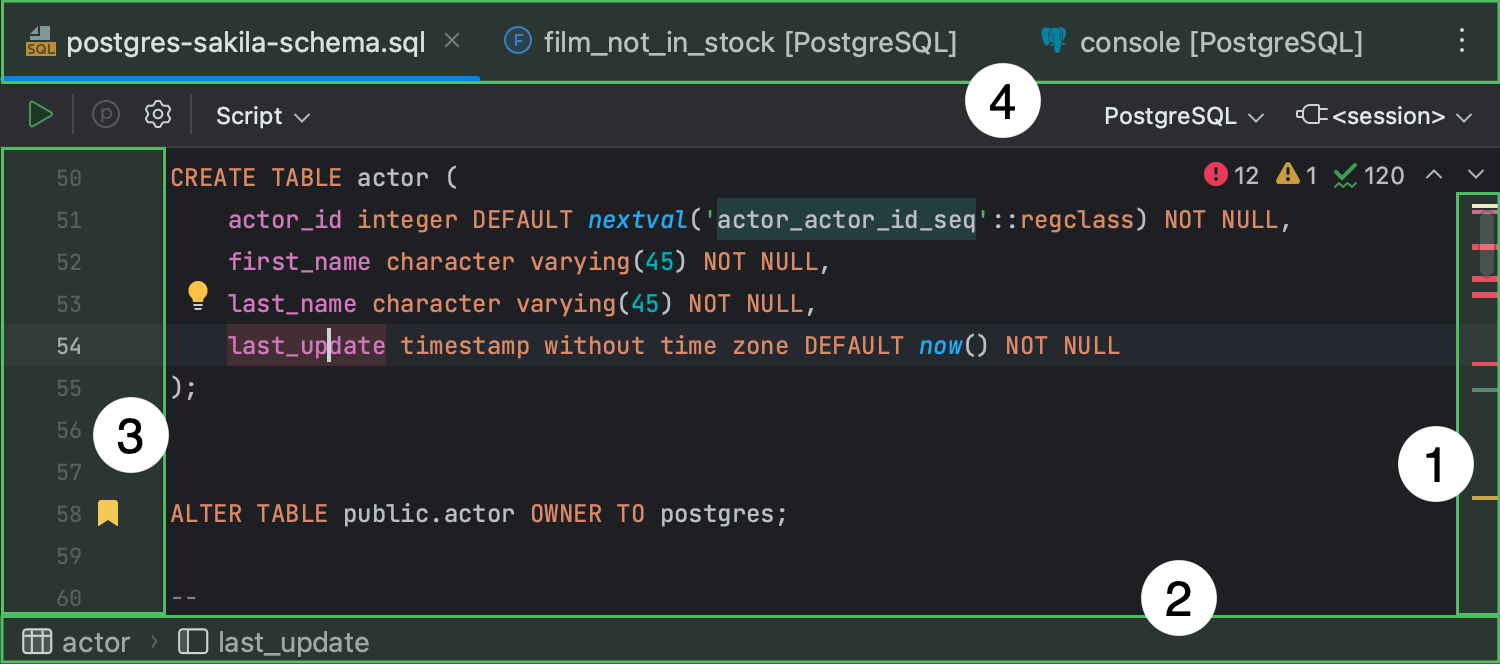 Editor basics | DataGrip Documentation