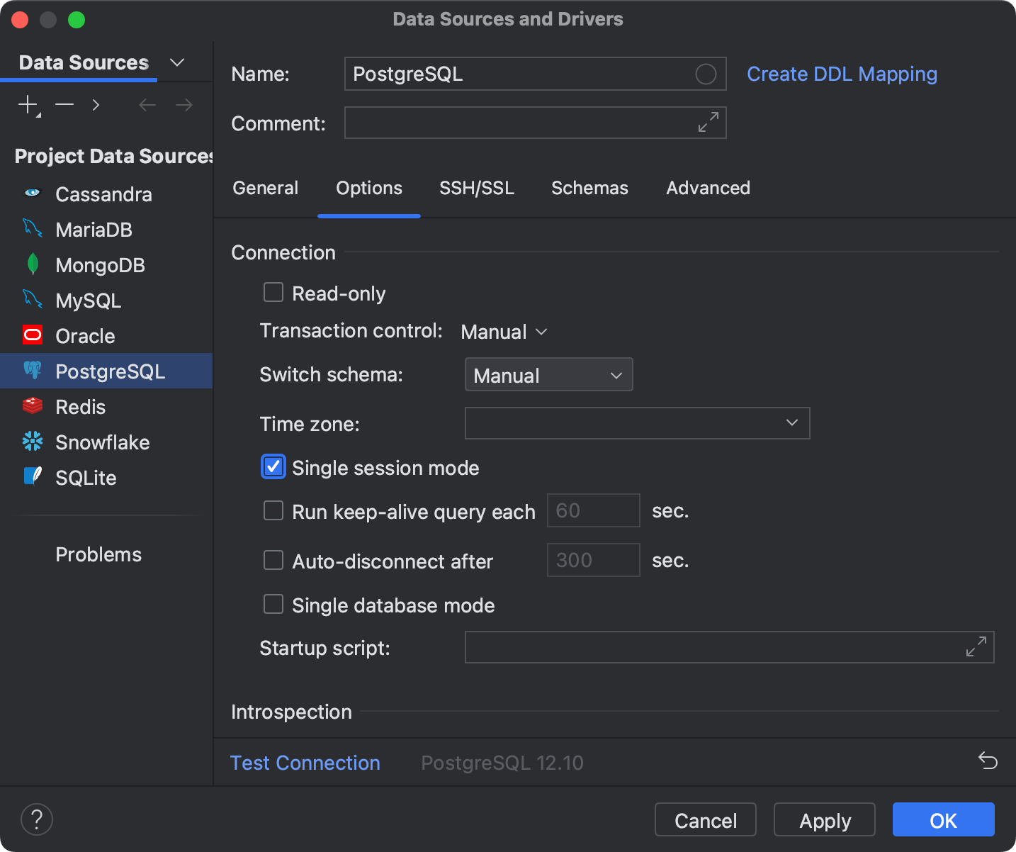 Configure connection | PyCharm Documentation