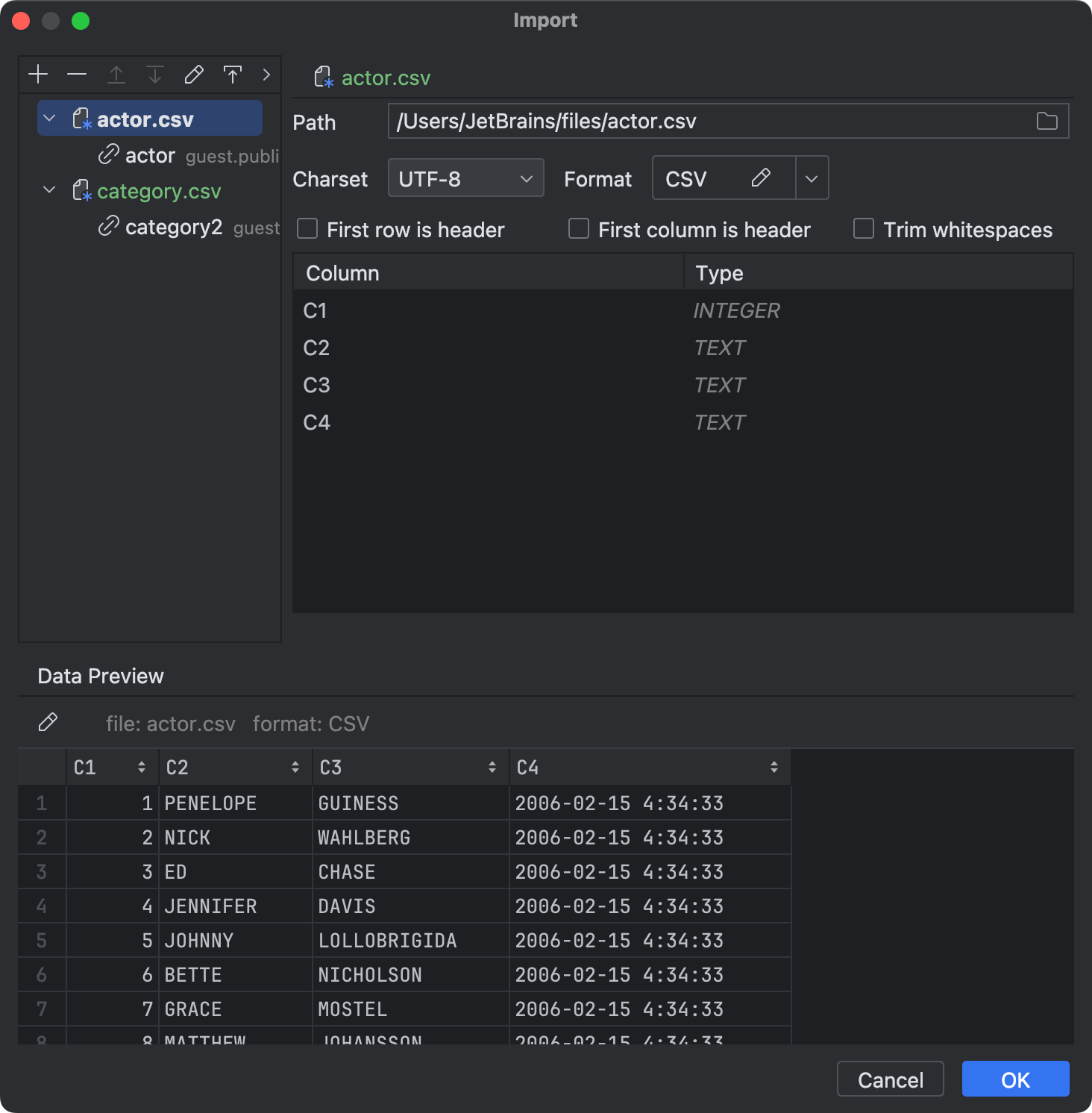 Import | IntelliJ IDEA Documentation