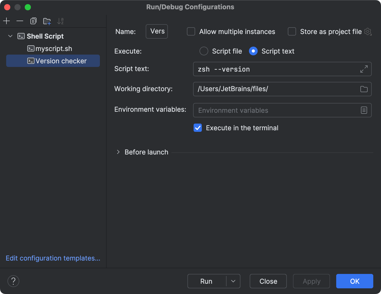 Shell Script Datagrip Documentation 4043