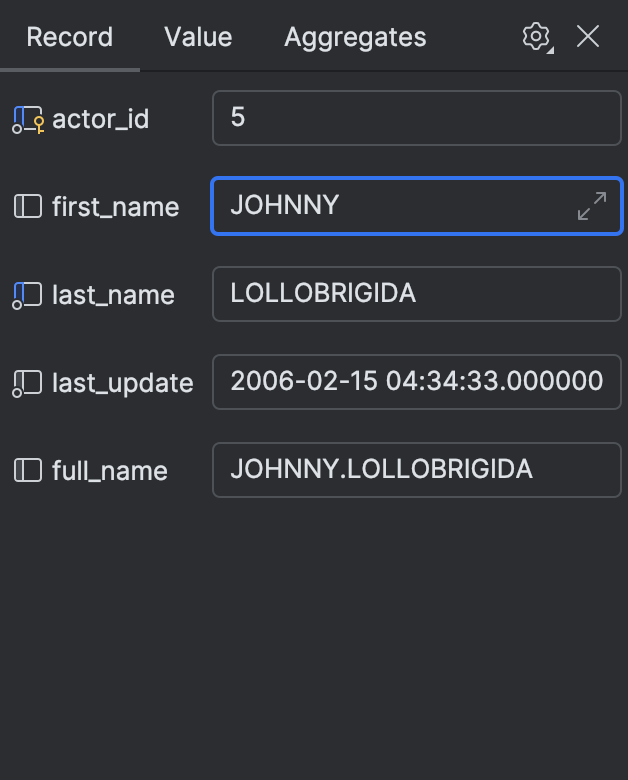 View data | IntelliJ IDEA Documentation