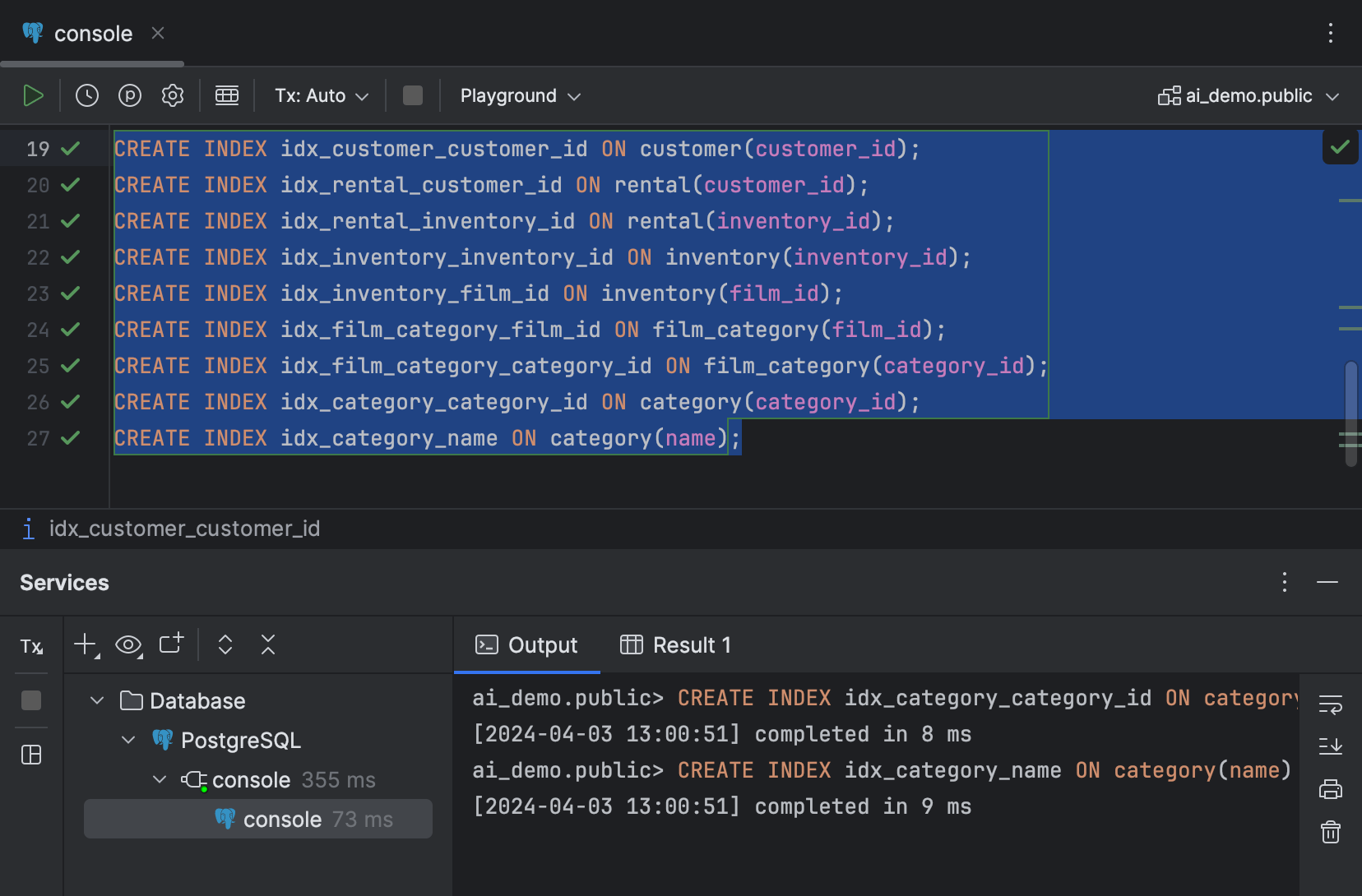 Use AI Assistant | DataGrip Documentation