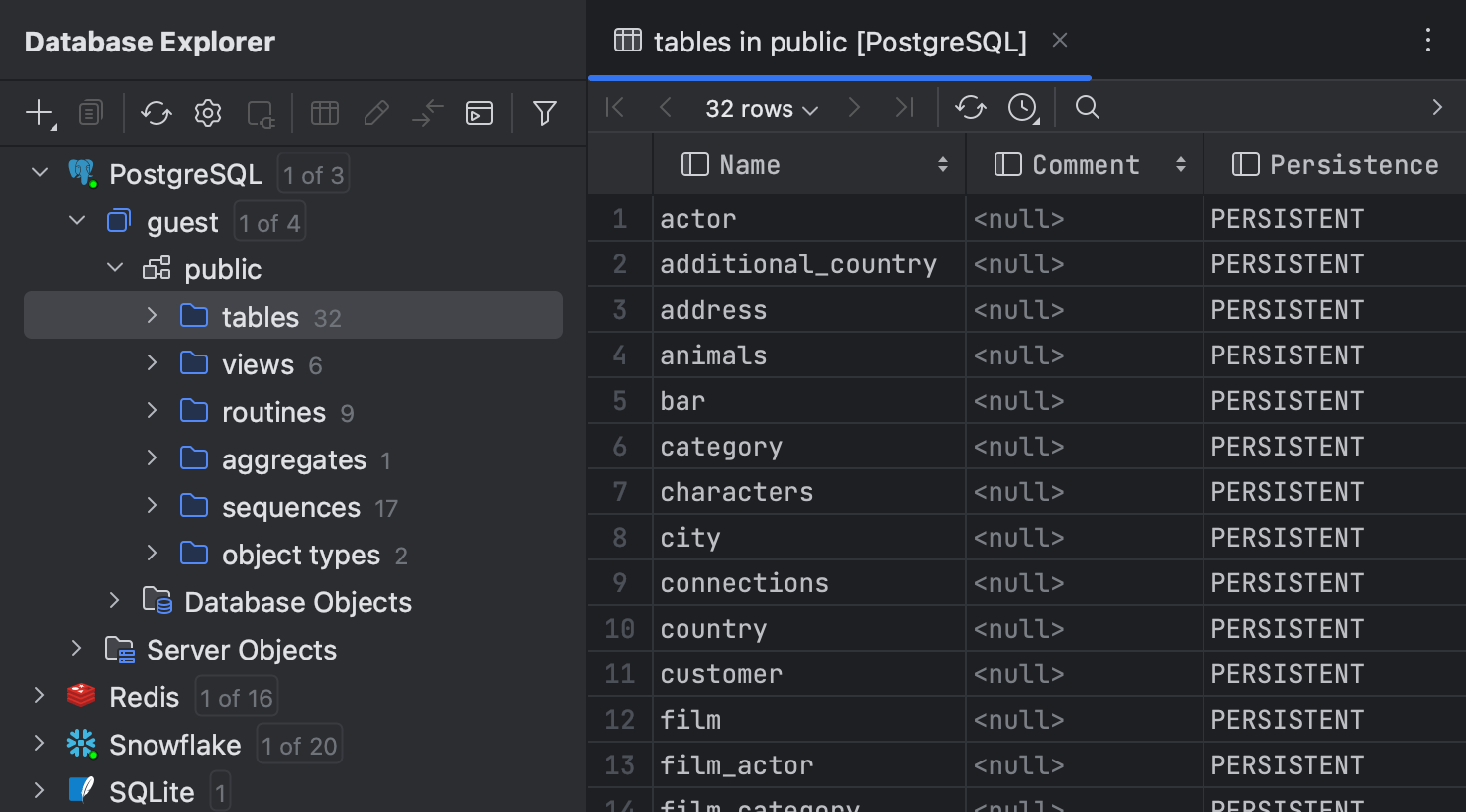 Data sources | DataGrip Documentation