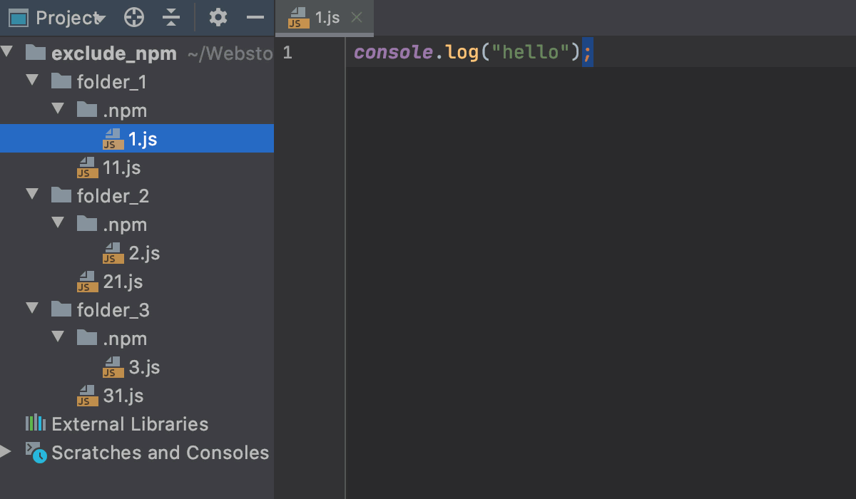 Scope language syntax reference | WebStorm Documentation