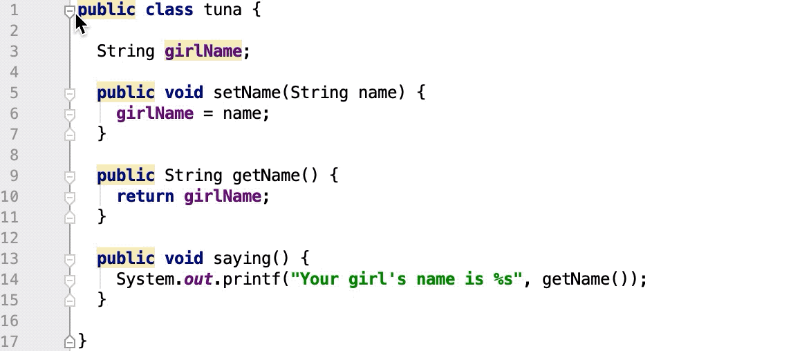 Write and edit source code | IntelliJ IDEA Documentation