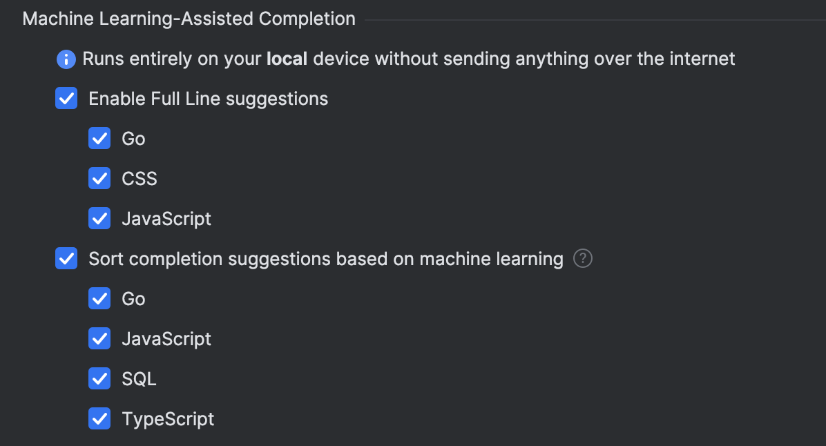 Code completion | GoLand Documentation