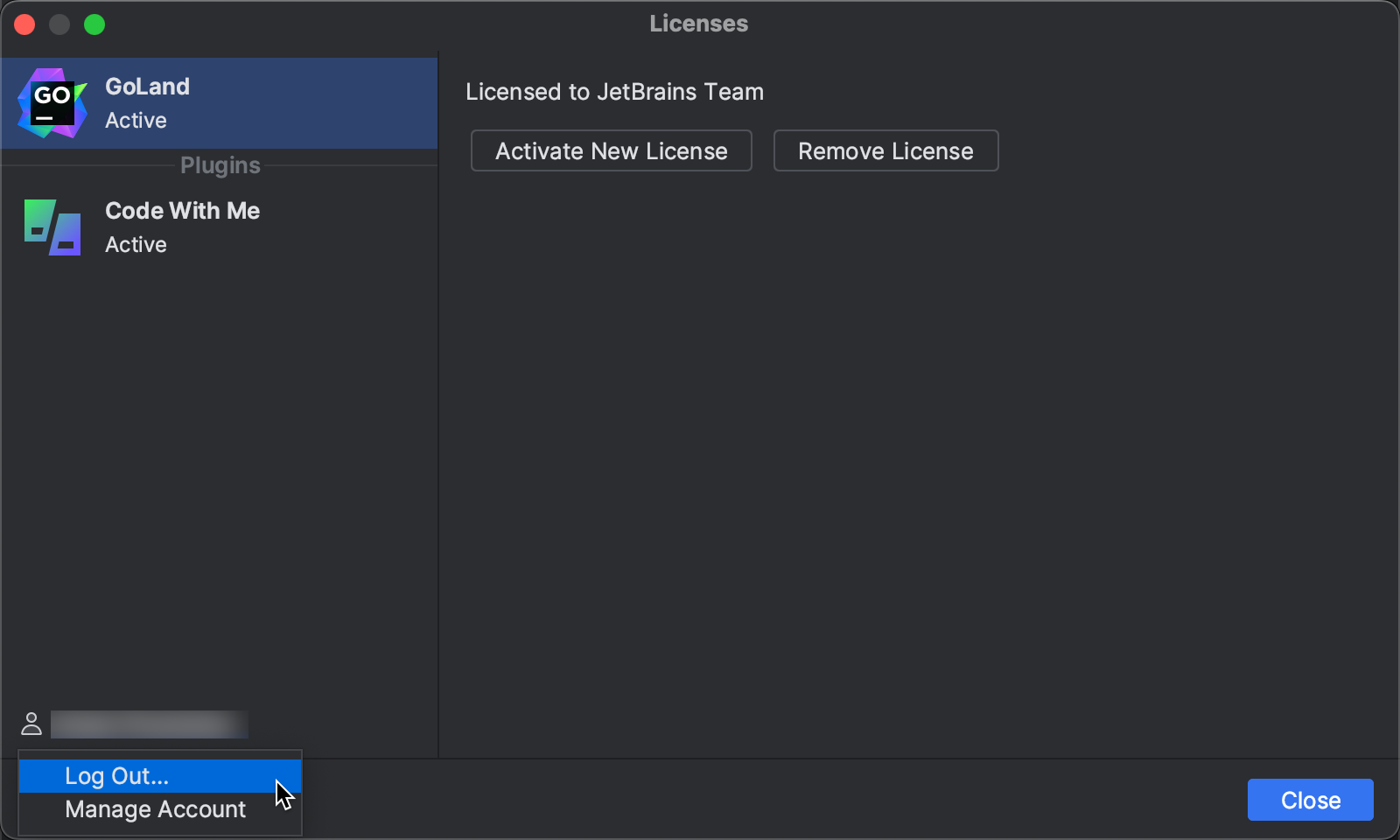 Register GoLand | GoLand Documentation
