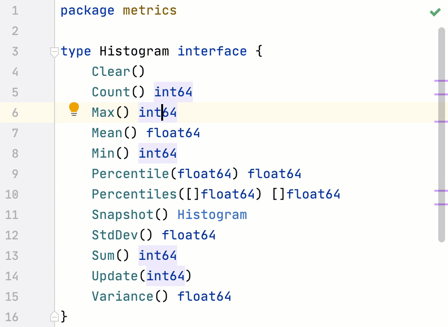 Multiple cursors and selection ranges | GoLand Documentation