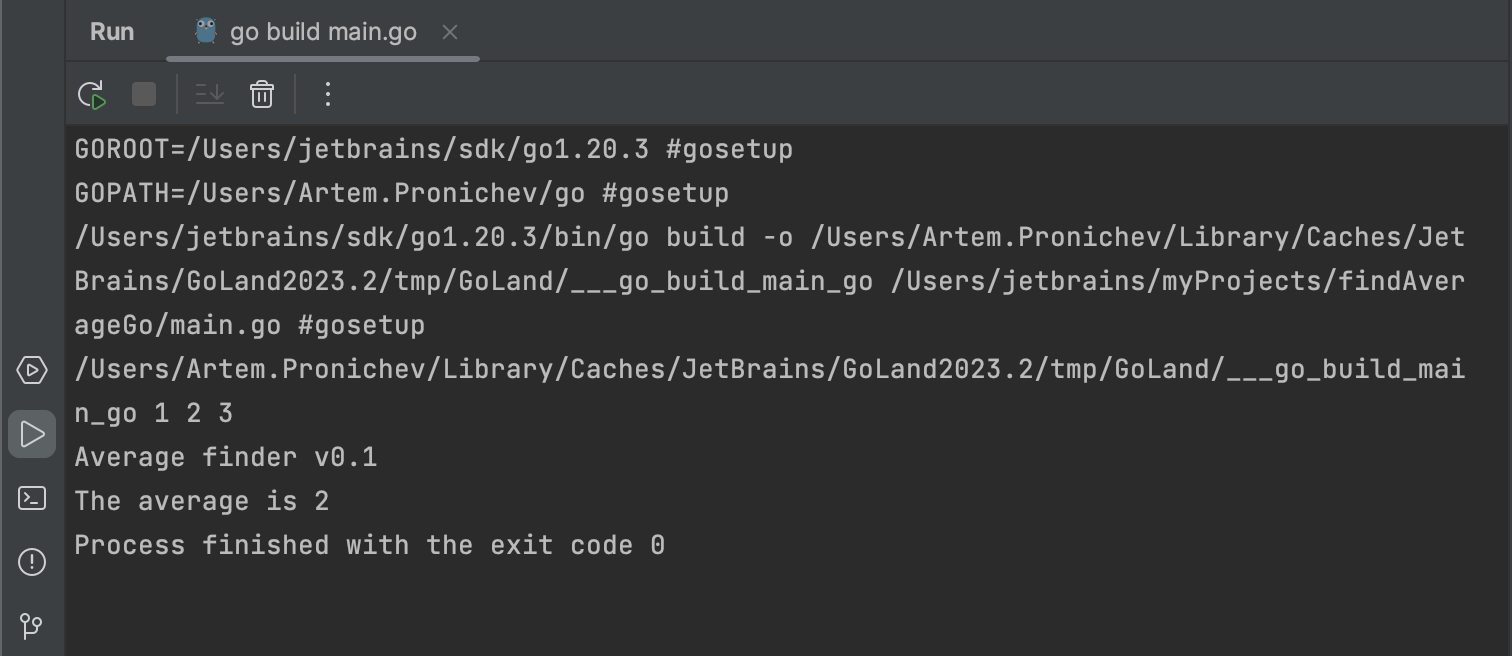Running | GoLand Documentation