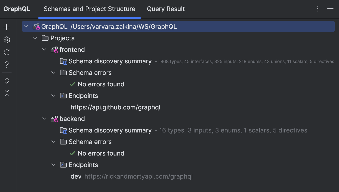 GraphQL | WebStorm Documentation