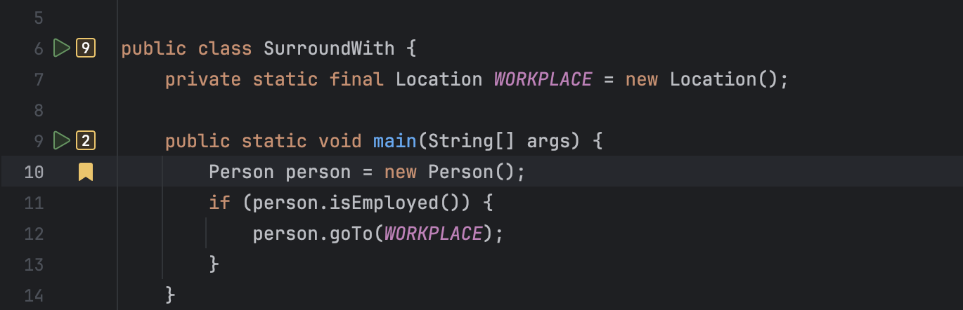Bookmarks | IntelliJ IDEA Documentation