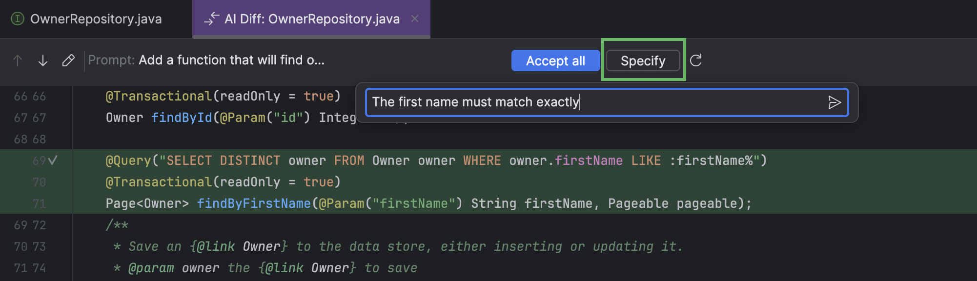Use Ai In Editor Intellij Idea Documentation