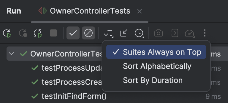 Explore test results | IntelliJ IDEA Documentation