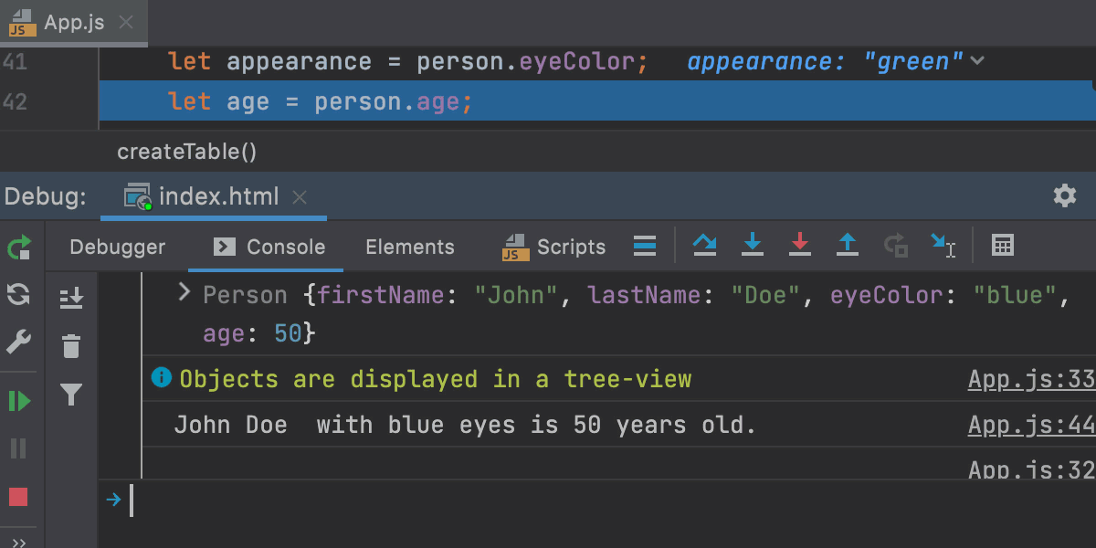Interactive debugger console | IntelliJ IDEA Documentation