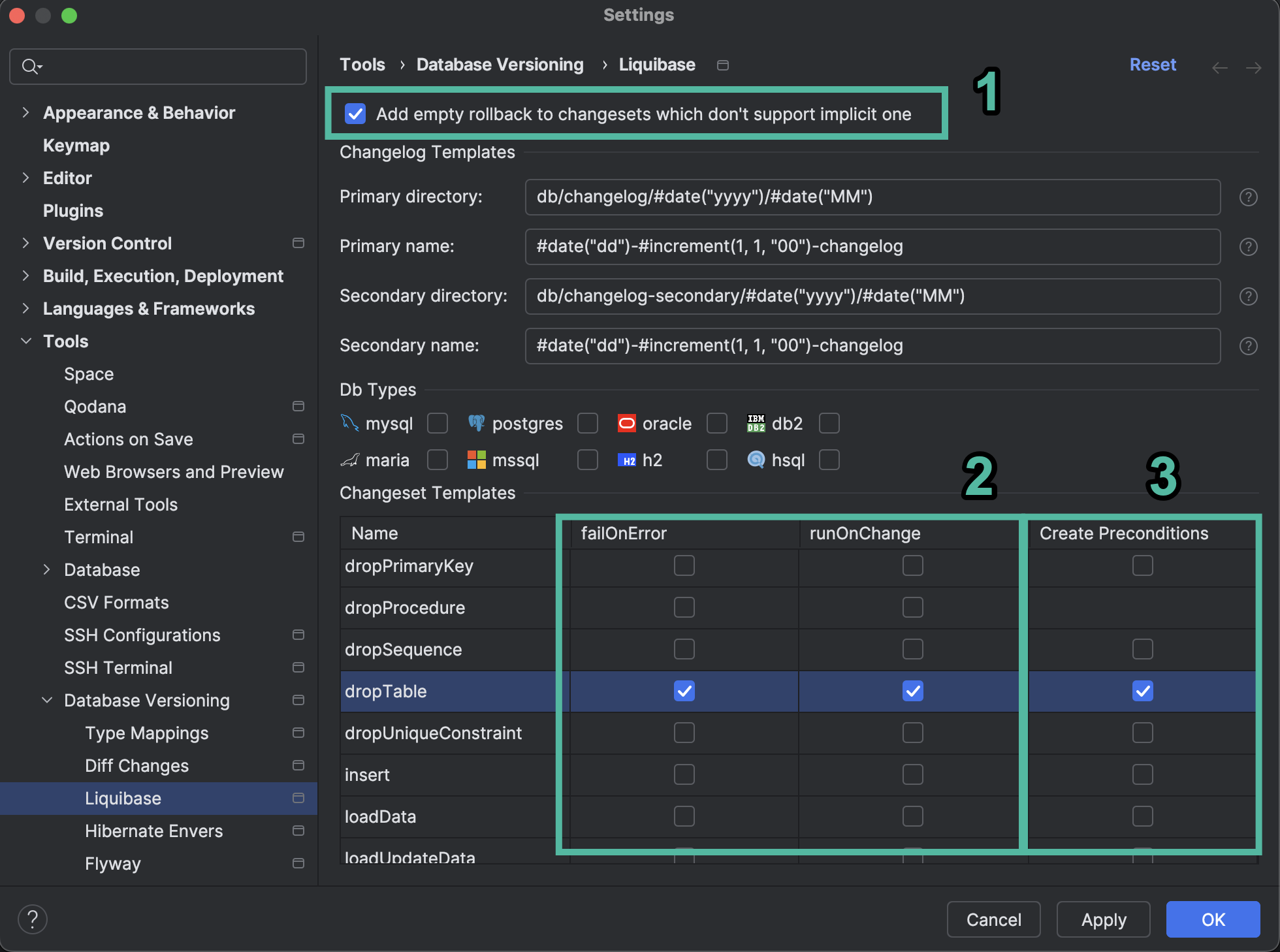 Liquibase | IntelliJ IDEA Documentation