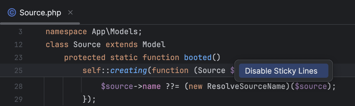 Editor basics | PhpStorm Documentation