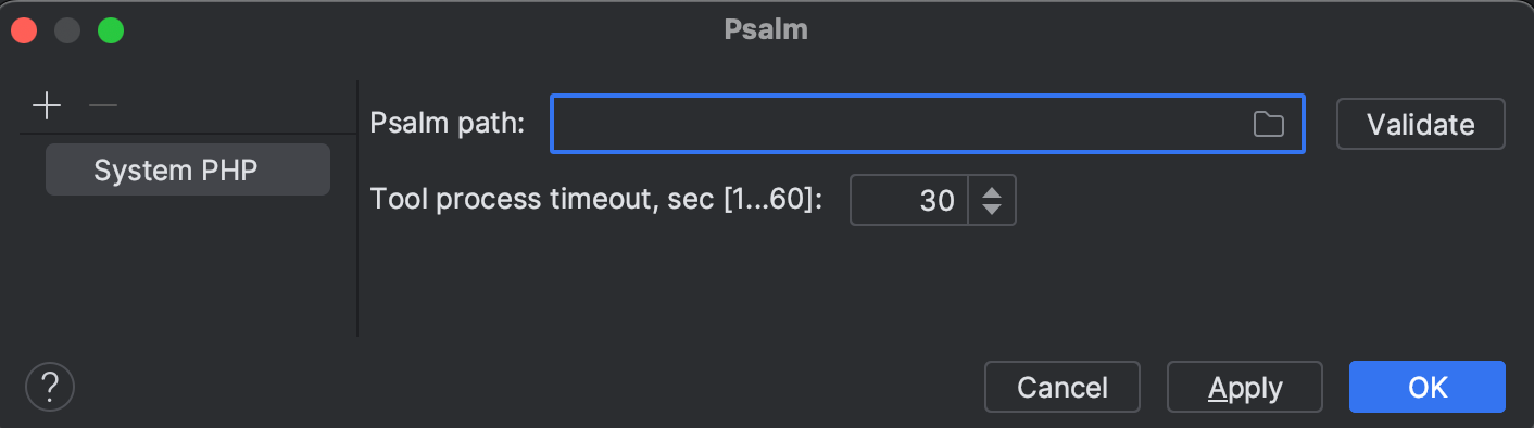Psalm | PhpStorm Documentation