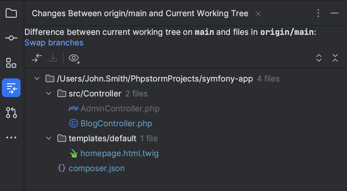 Manage Git branches | PhpStorm Documentation